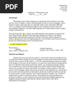 Dna Extraction Lab Report | PDF | Experiment | Dna