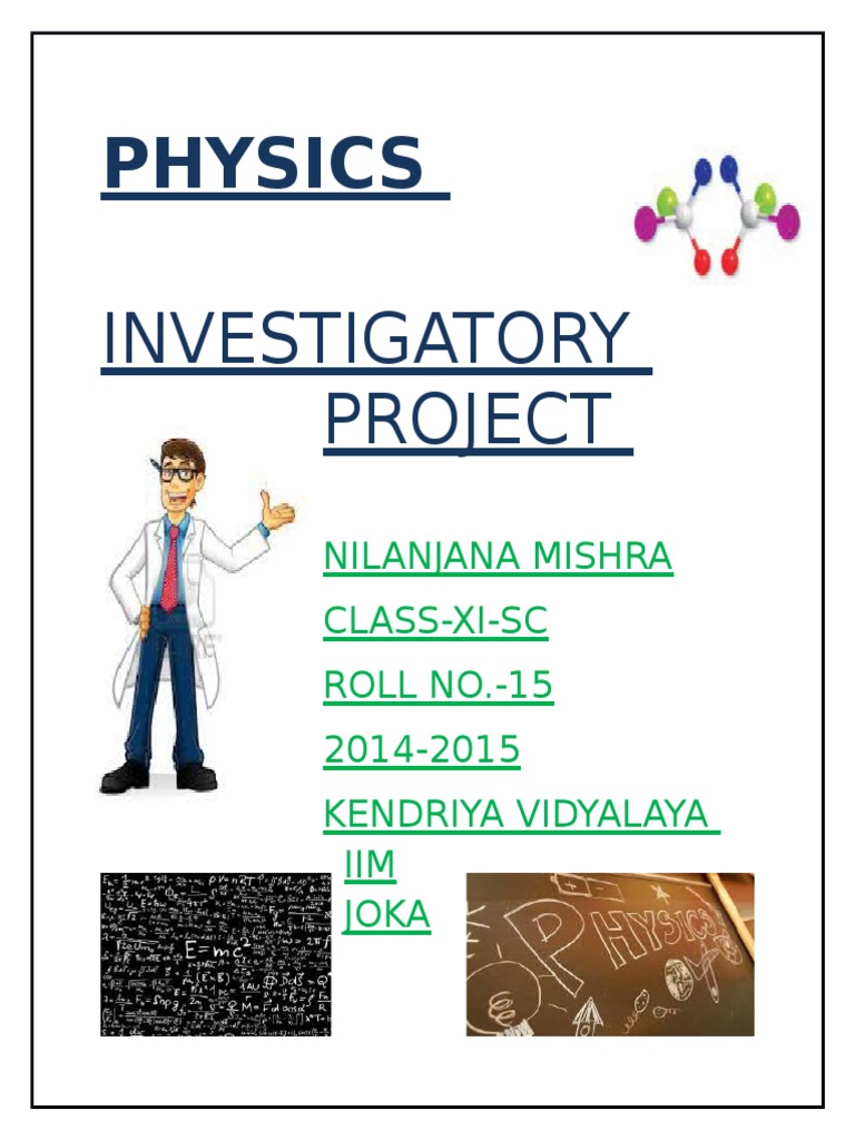 Physics Investigatory Project | PDF | Refraction | Refractive Index
