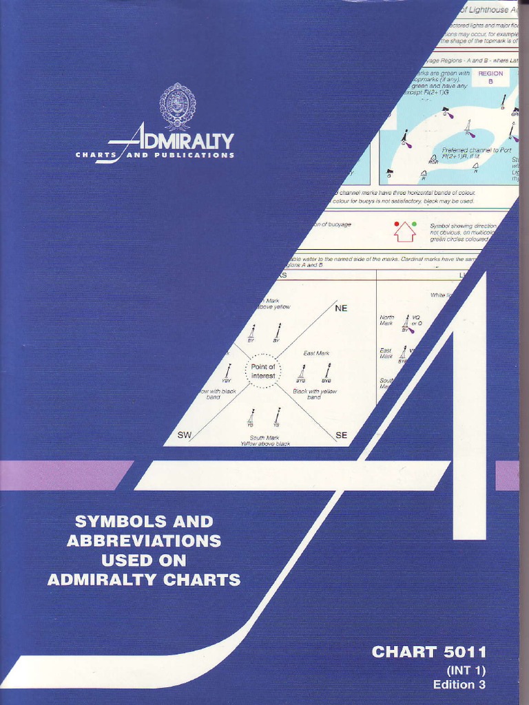 IMP 5011 CHARTS, Symbols and Abbreviations Used On Admiralty Charts | PDF