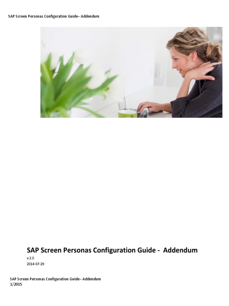 SAP Screen Personas Installation | PDF | Sap Se | World Wide Web