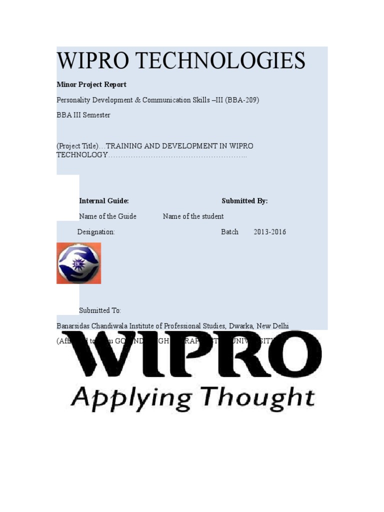 Divyakant Wipro | PDF | Swot Analysis | Strategic Management