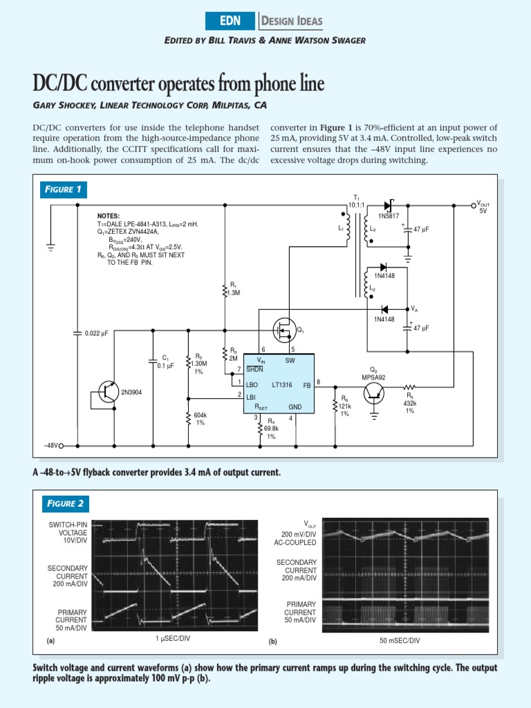 EDN Design Ideas 1998 | PDF | Amplifier | Analog To Digital Converter
