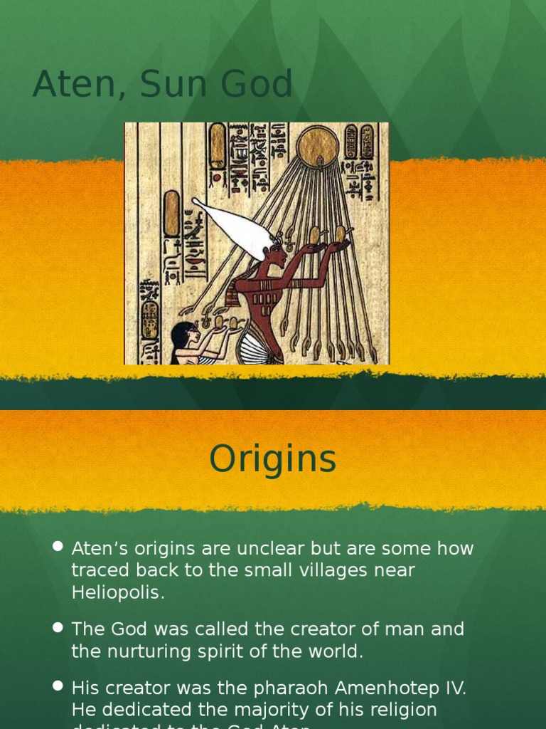 Aten Sun God | PDF | History | Religion & Spirituality