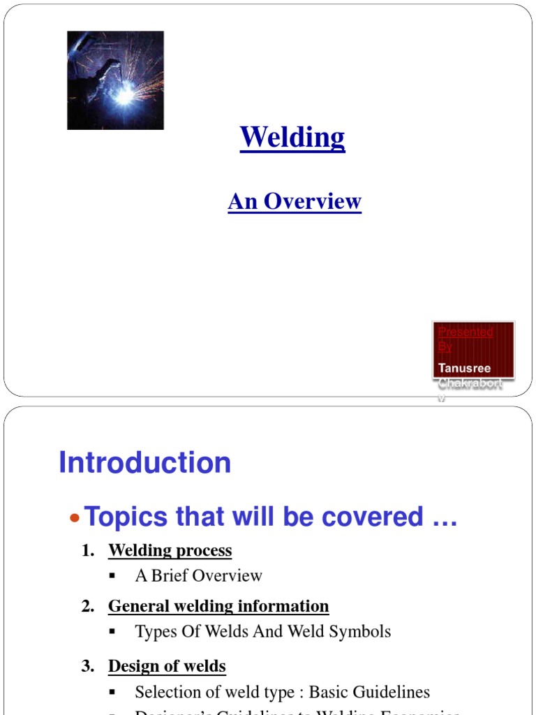 Welding Process and Design Overview | PDF | Welding | Construction