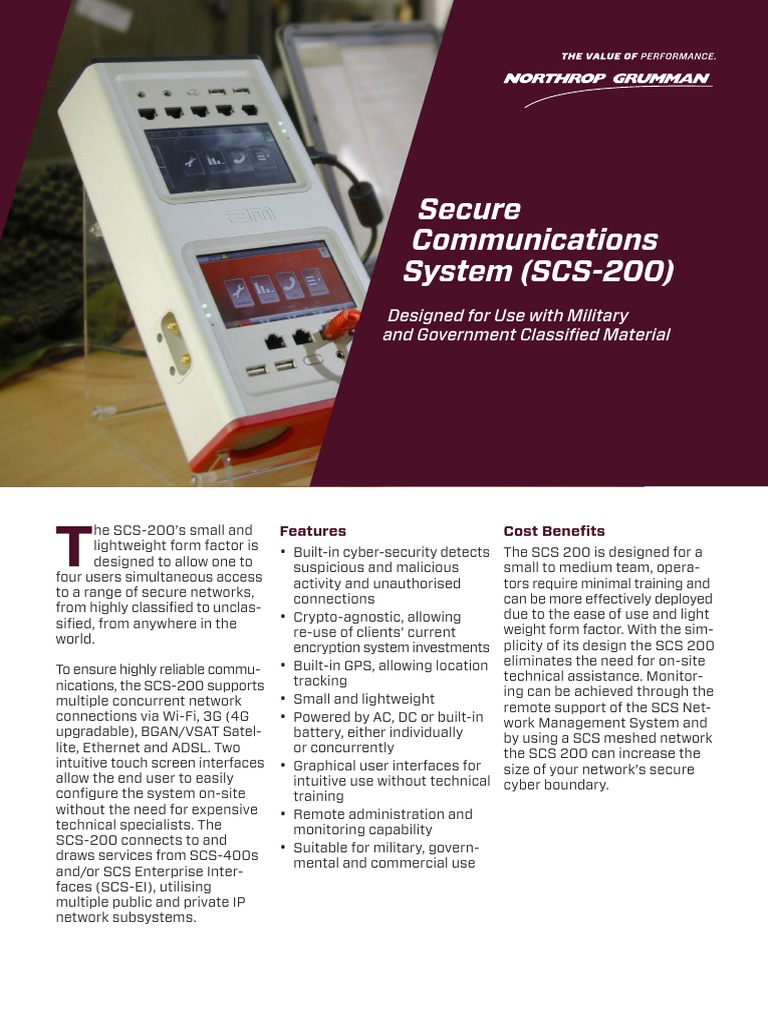 SCS200 Brochure | PDF | Wi Fi | Gateway (Telecommunications)