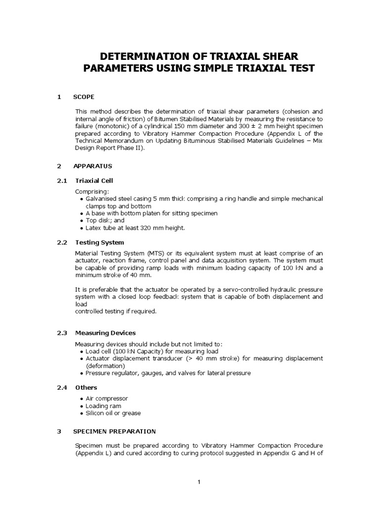 Triaxial Test Procedure | Download Free PDF | Actuator | Valve