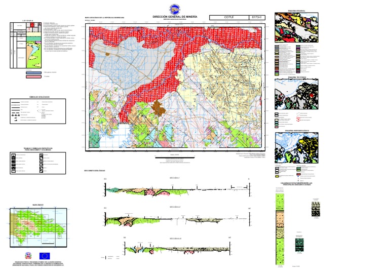 Mapa Geologico 6173-II (Cotuí) | PDF