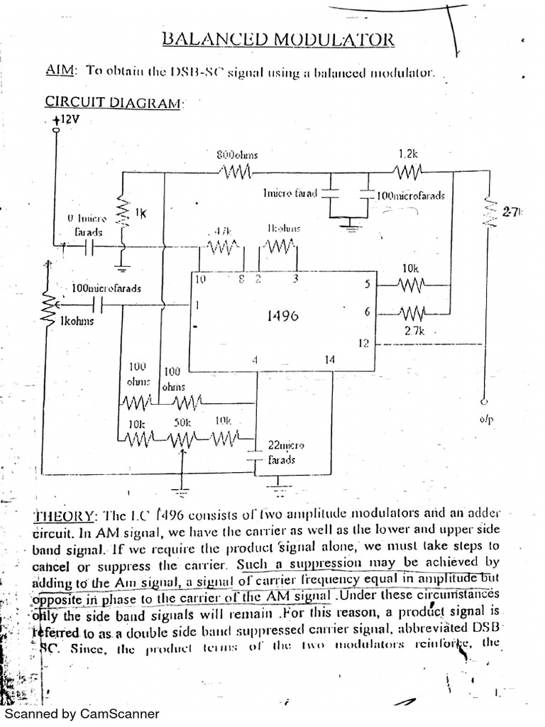 Balanced Modulator | PDF