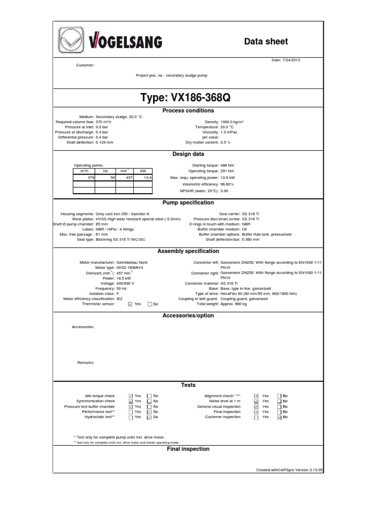 Pompa Namol Secundar - Ref | PDF | Pump | Manufactured Goods