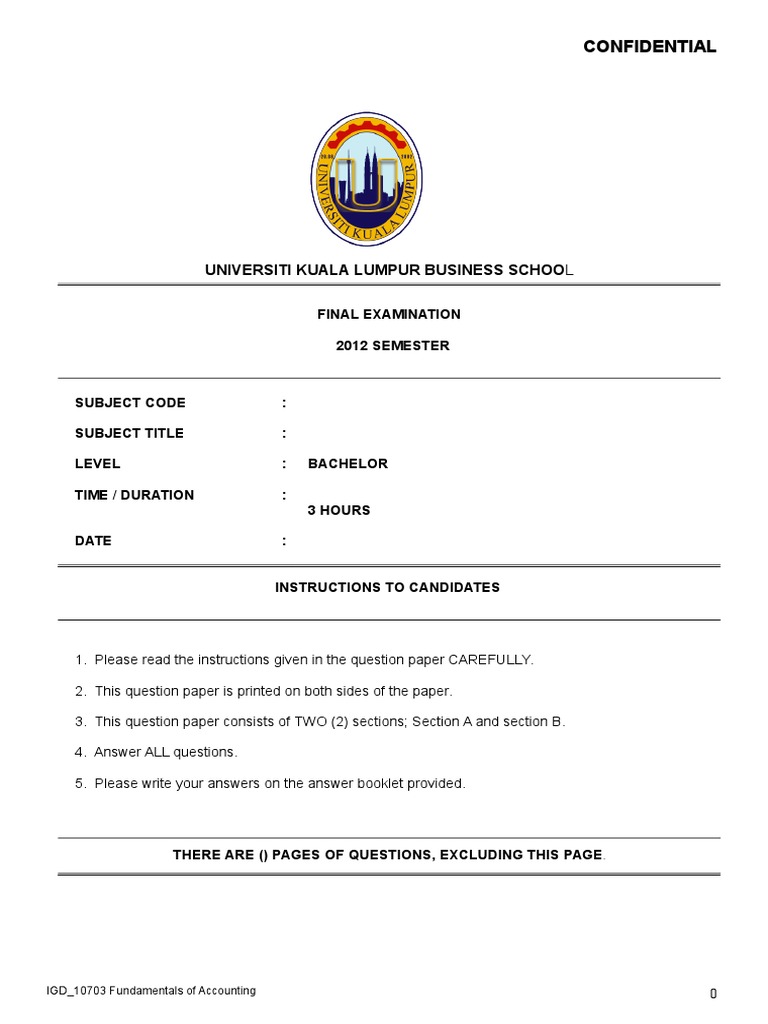 1st Exam Paper Unikl FBM | PDF | Franchising | Economies