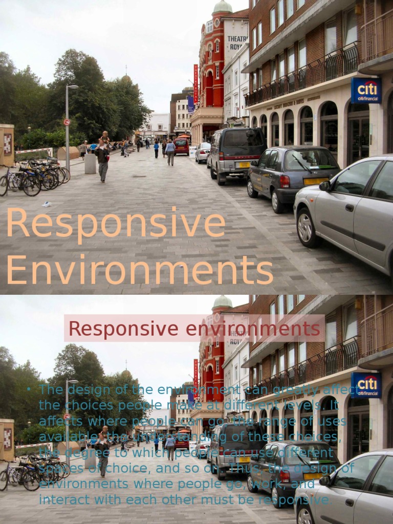 Principles of Responsive Environments | PDF | Senses | Odor