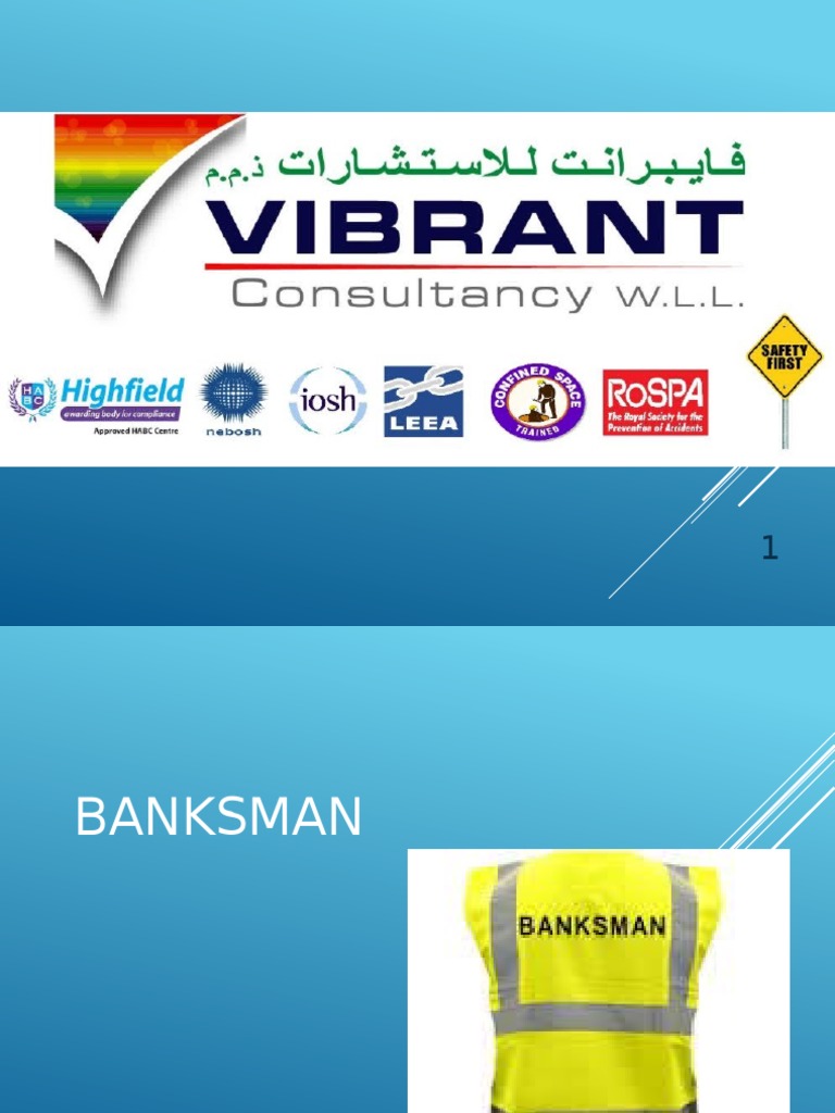Banksman Awareness 6723090 | PDF | Personal Protective Equipment | Road ...