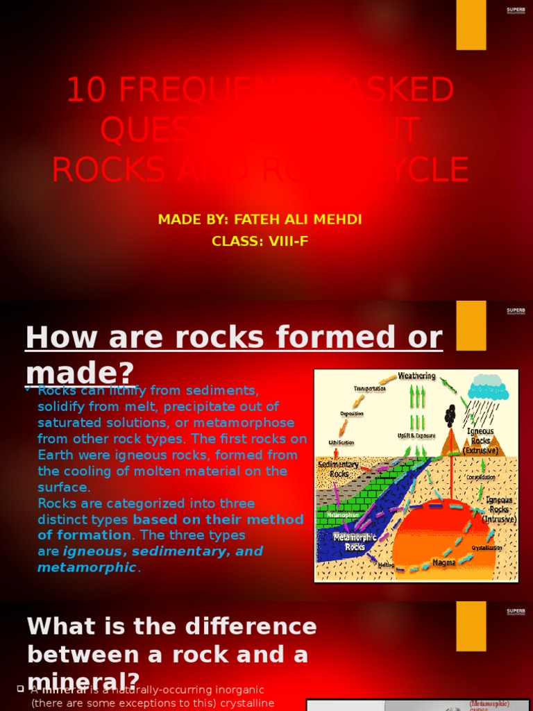 10 Frequently Asked Questions About Rocks and Rock | PDF | Rock ...