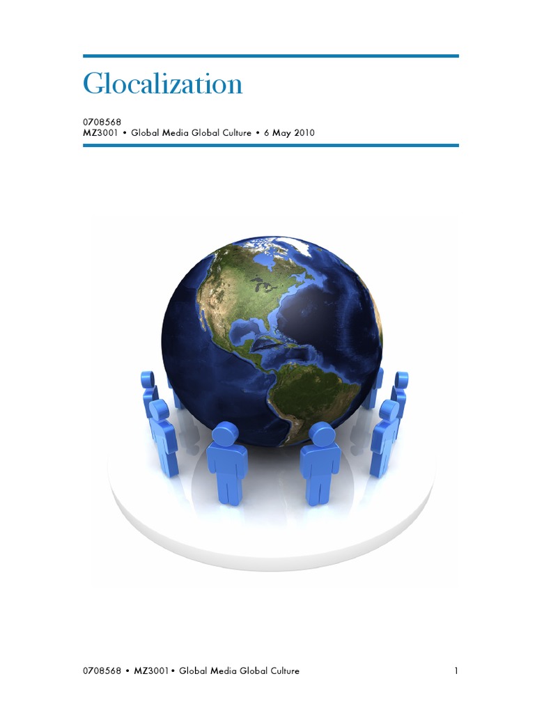 Glocalization | PDF | Walmart | Globalization