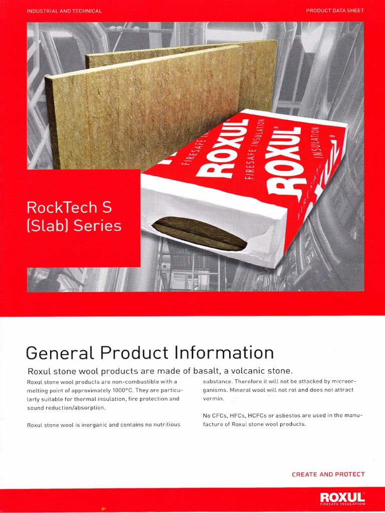 Brosur ROXUL | PDF | Thermal Insulation | Thermal Conductivity