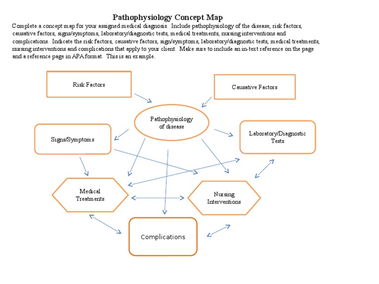 Pathophysiology Concept Map | PDF | Self-Improvement | Science ...