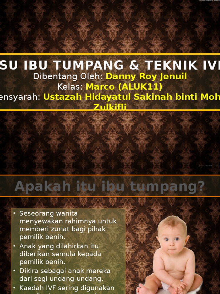 Isu Ibu Tumpang Dan Teknik IVF | PDF