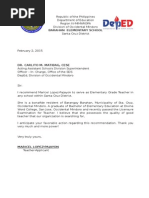 Request Letter Tesda | PDF