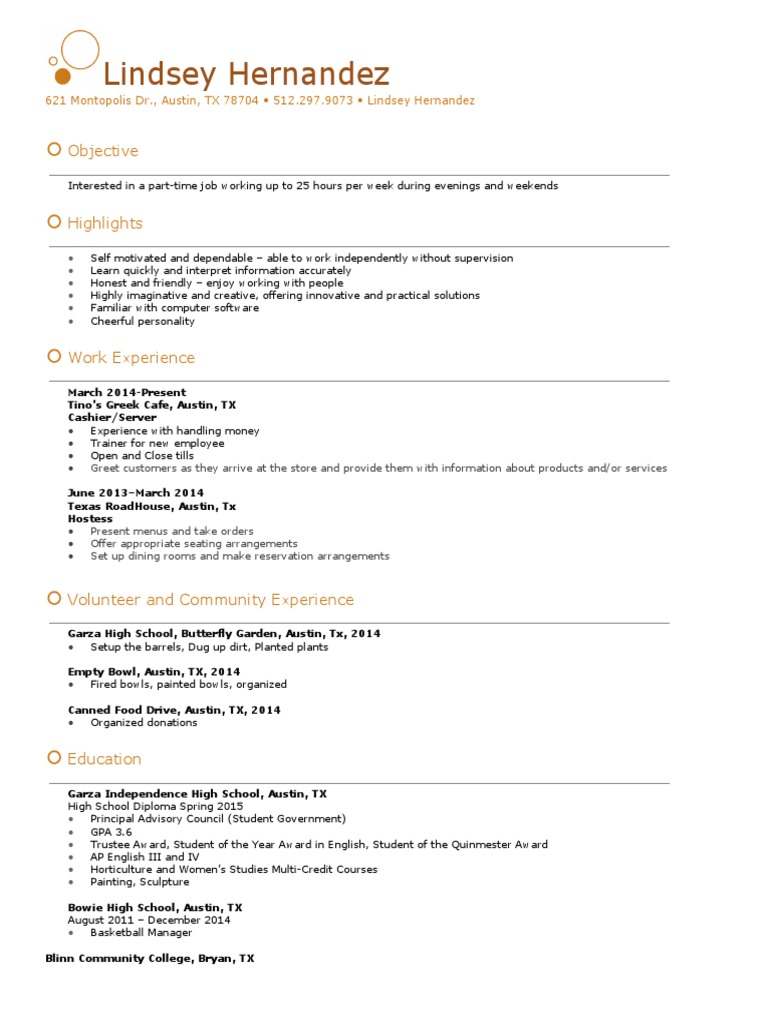 Lindsey Resume | PDF