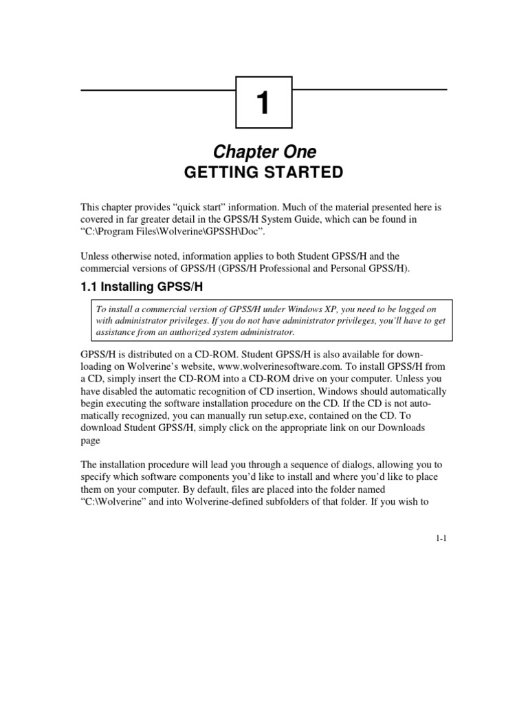 GSW CH1 | PDF | Installation (Computer Programs) | Filename