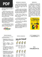 Triptico de La Tolerancia | PDF | Tolerancia | Política (general)