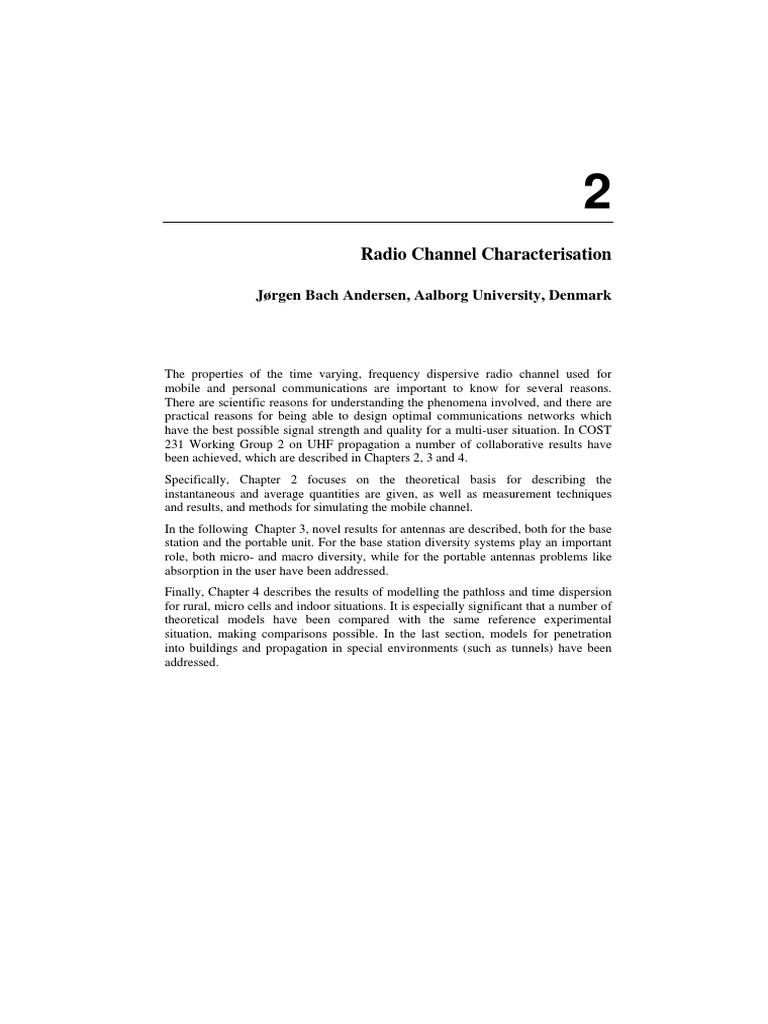 Chapter 2 | PDF | Distribution (Mathematics) | Bandwidth (Signal Processing)