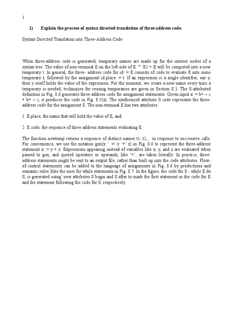 COMPILER Design Unit-6 | PDF | Subroutine | Parameter (Computer Programming)