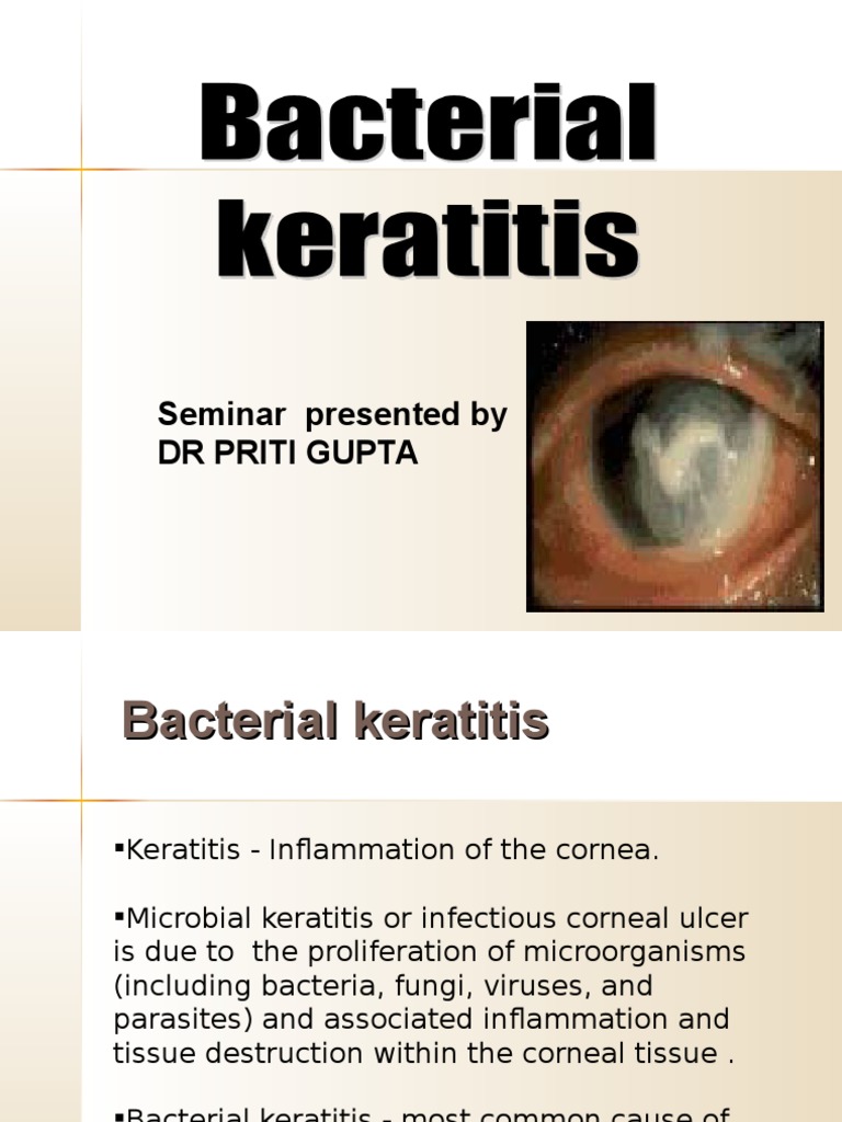 Microbial Keratitis