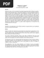 Tanada vs. Tuvera, 136 SCRA 27 146SCRA 447 | PDF