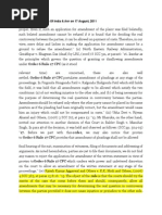 Amendment of Pleadings Under CPC | PDF | Pleading | Supreme Court Of India