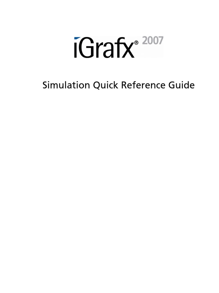 Simulation Quick Reference Guide | PDF | Simulation | Icon (Computing)