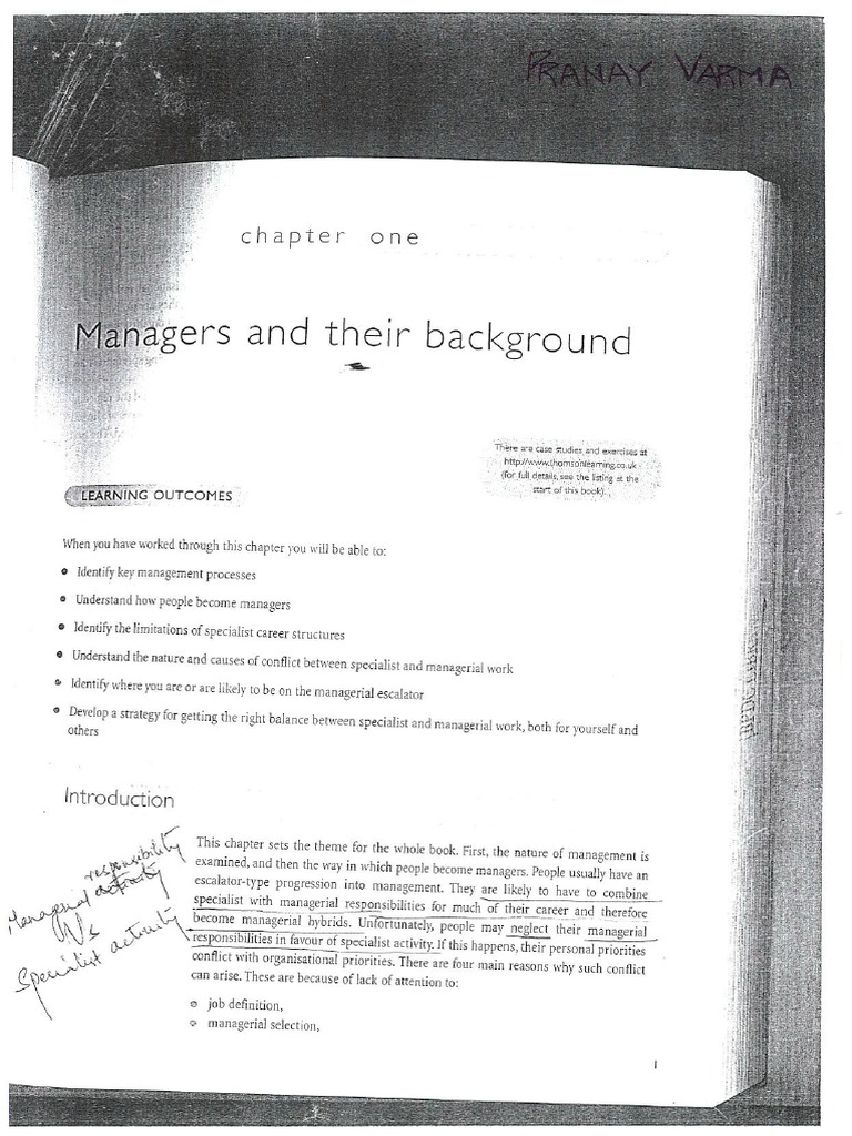 Managers and Their Background | PDF | Master Of Business Administration ...