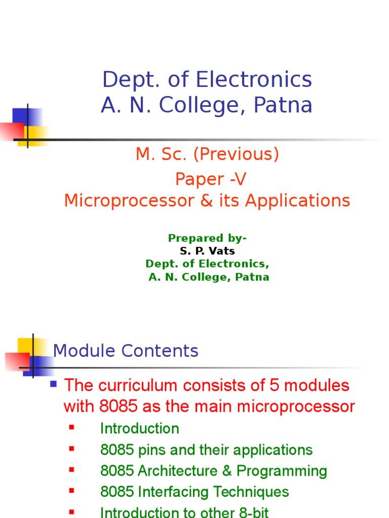 Microprocessor & Itsmicroprocessor & Its Applications - PPTX ...