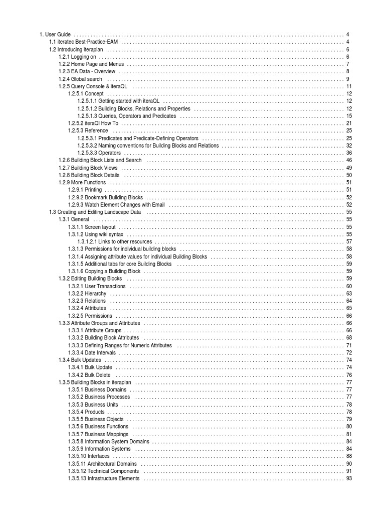 UserGuide Iteraplan | PDF | String (Computer Science) | Business Process