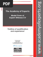 Expert Witness Report Template Guide | PDF | Expert Witness | Opinion
