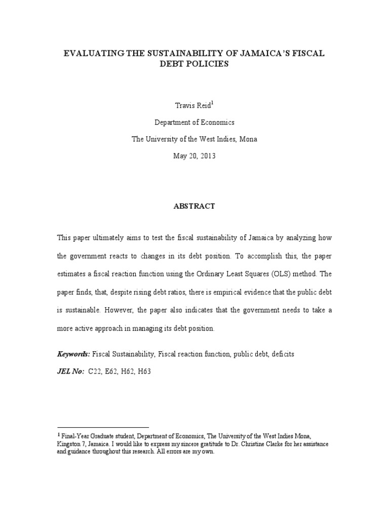 Fiscalreaction Plus Linearite PDF | PDF | Government Budget Balance ...