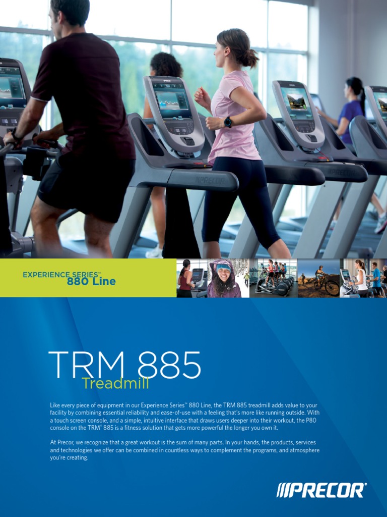 Sell Sheets TRM885 Precor | PDF | I Phone | Treadmill