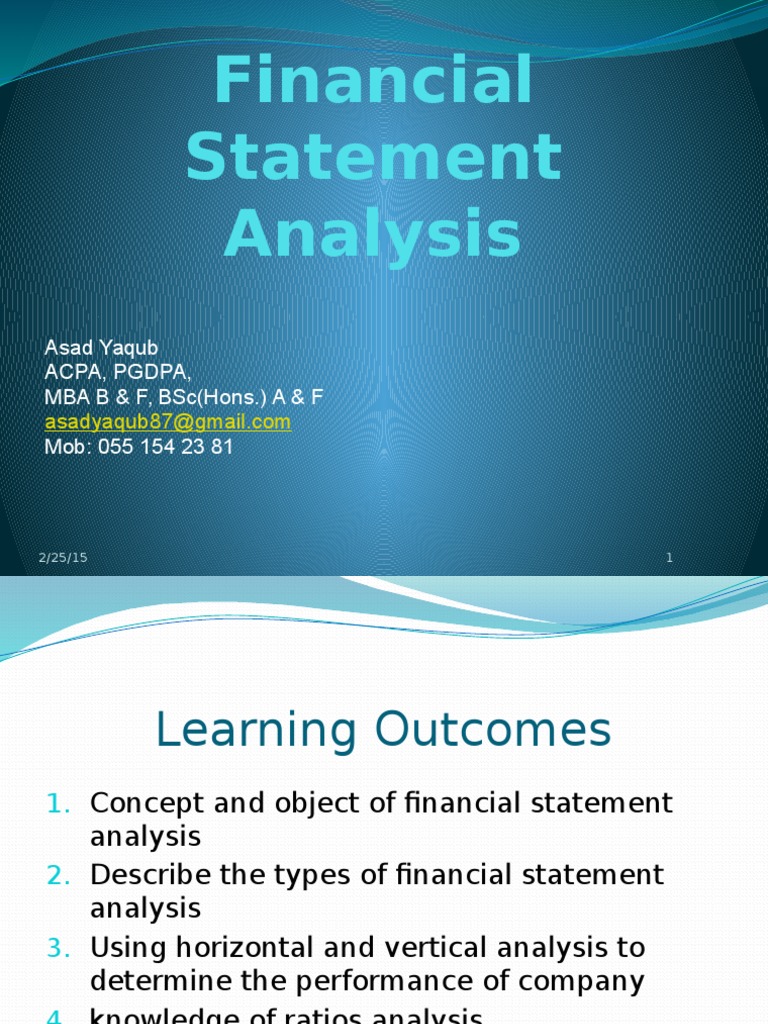Ratio Analysis | PDF | Financial Statement Analysis | Financial Statement