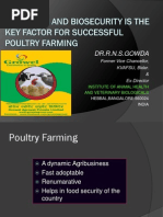 Poultry Farm Biosecurity Management | PDF | Poultry Farming | Immunology
