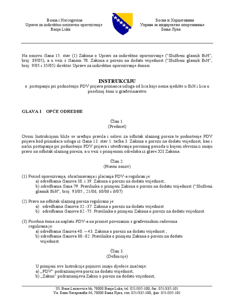 Instrukcija Posebna Sema Gradjevinarstvo 090407 | PDF