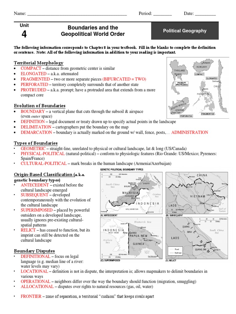 APHG - Political2 ANS | PDF | Exclusive Economic Zone | International ...