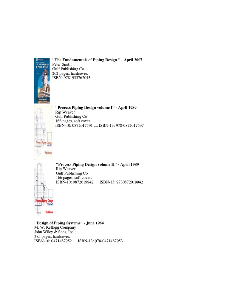 Process Piping Design Handbook Overview | PDF