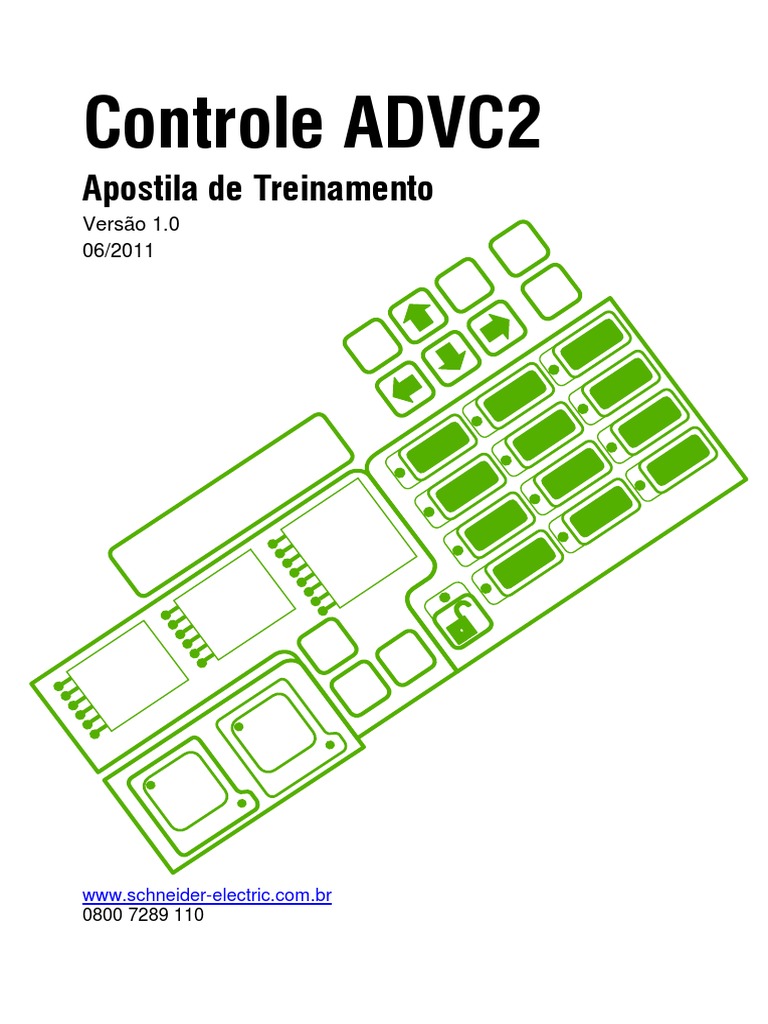 Apostila de Treinamento - Controle Schneider ADVC2 PDF | PDF | Rede elétrica | Tempo