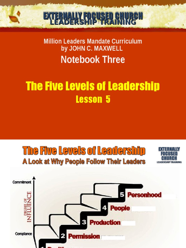 John Maxwell's Five Levels of Leadership | PDF | Leadership | Religion ...