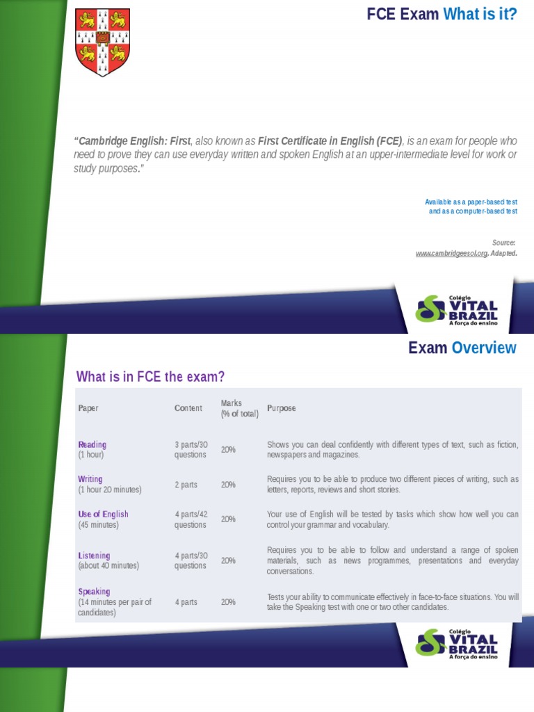 FCE Exam PPT 2014 | PDF | Semiotics | Linguistic Morphology