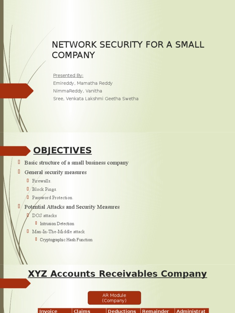 Network Security Case Study | PDF | Information Governance | Computer ...