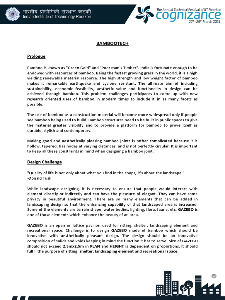 Bambootech Architecture Probstat | PDF | Bamboo | Landscape
