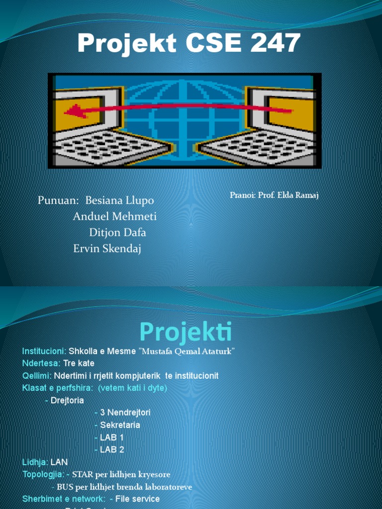 Projekt Rrjeta Kompjuterike
