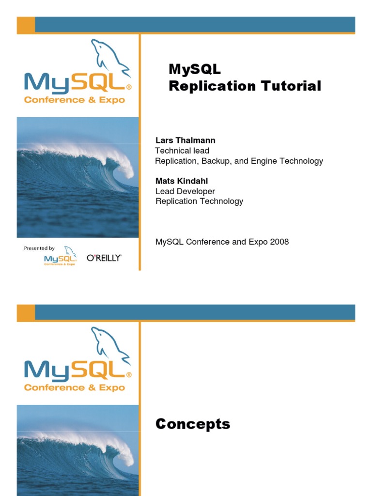 MySQL Replication Tutorial | PDF | Replication (Computing) | My Sql MySQL Replication Tutorial | PDF | Replication (Computing) | My Sql