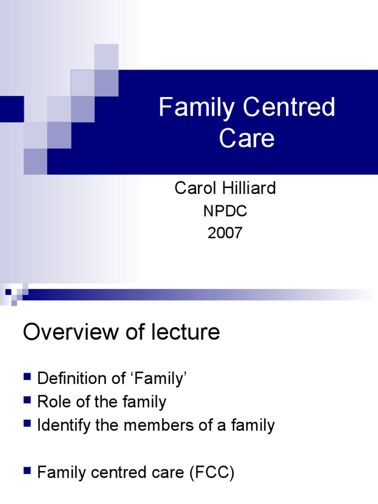 Family Centred Care | PDF | Health Care | Health Sciences